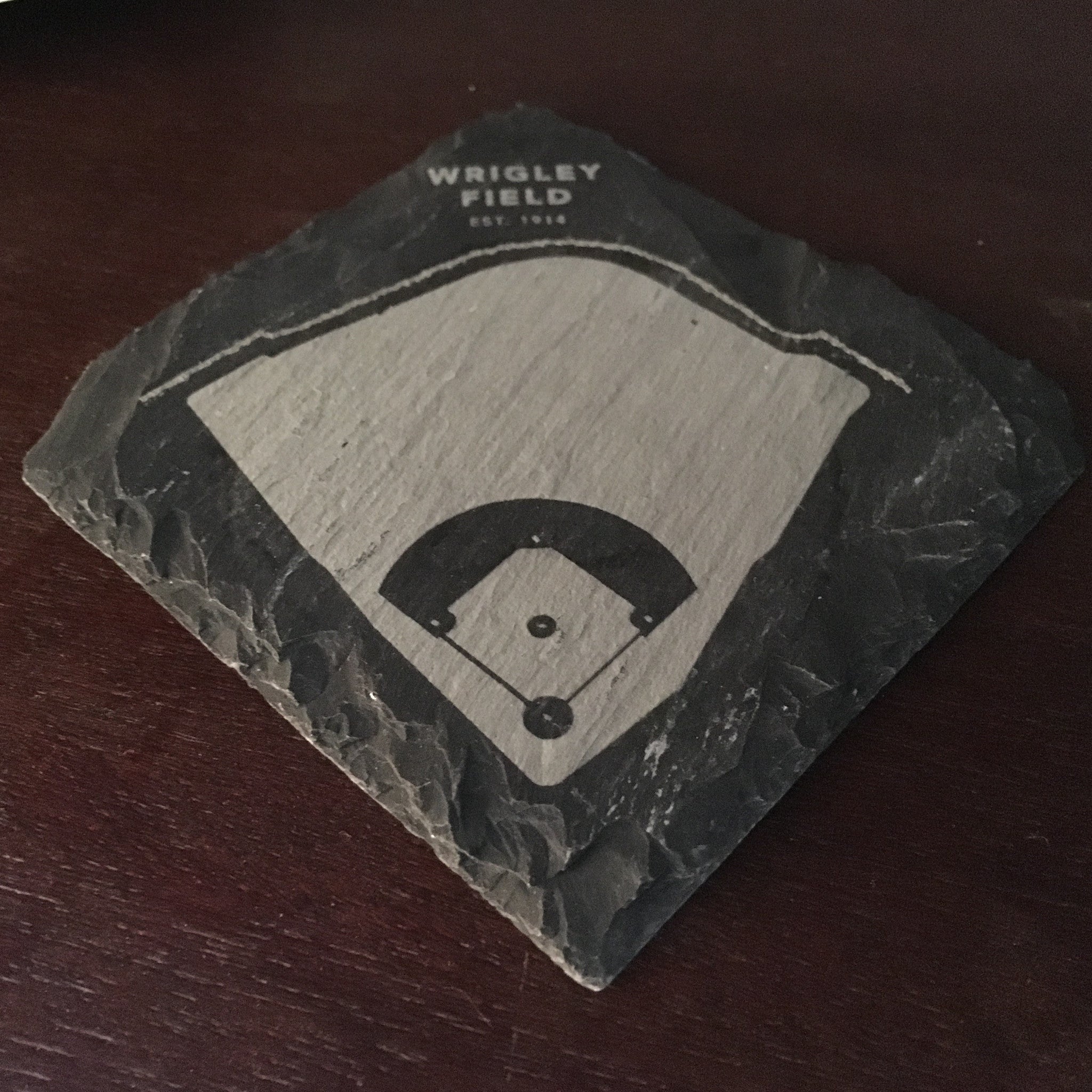 Diamond Slate Coaster 4-Pack – Stadium Graph